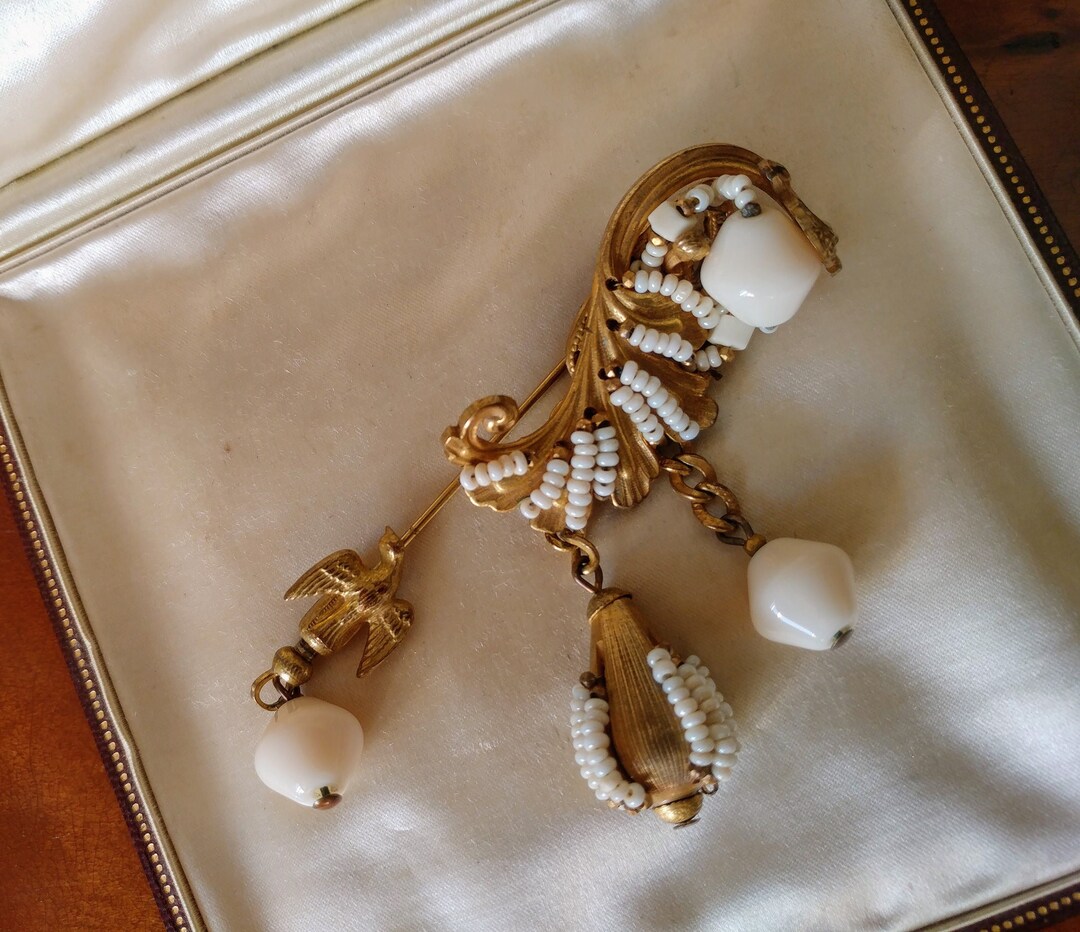 VINTAGE MIRIAM HASKELL Stick Pin Authentic 1950's - Etsy