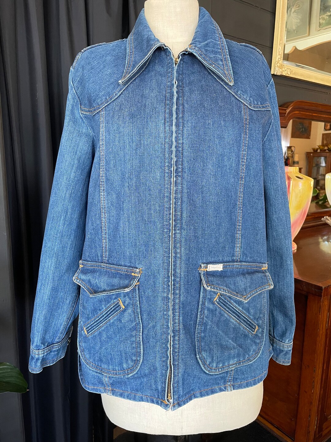 1970s Mens Sedgefield Denim Jacket Made in USA - Etsy