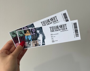 Custom Printed Fake Concert Ticket / Sporting Event Ticket ...