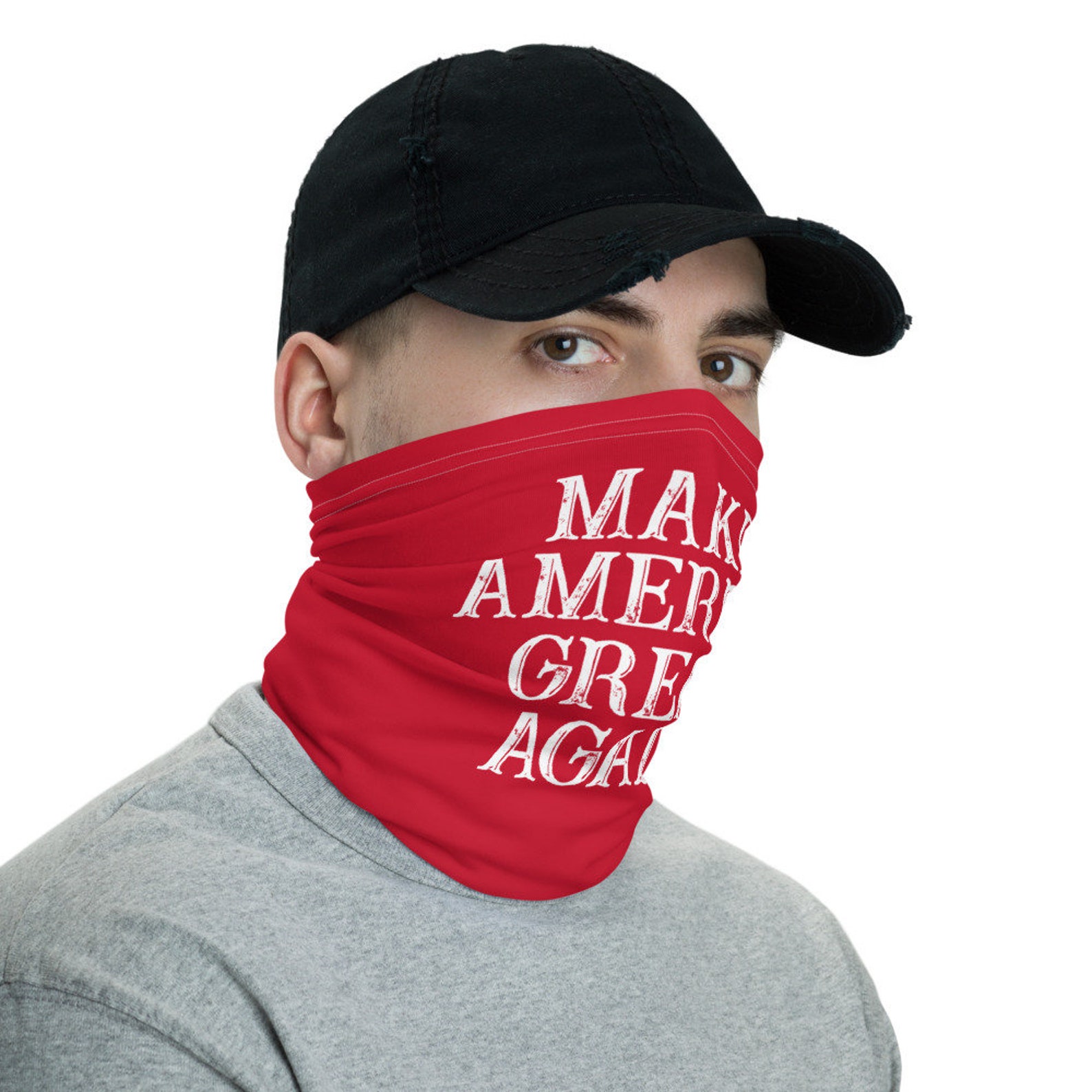 MAGA Face Mask / Make America Great Again Trump Neck Gaiter / | Etsy