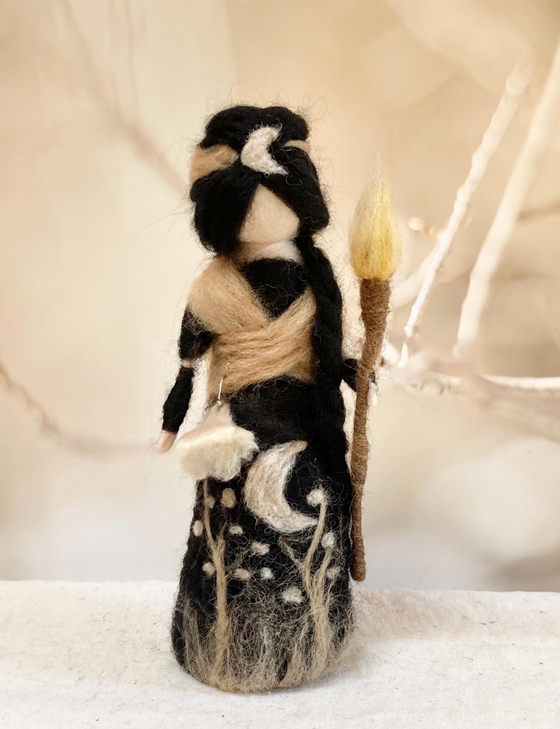 Greek Goddess Hecate Figurine, Samhain Mantel Decoration, Halloween ...