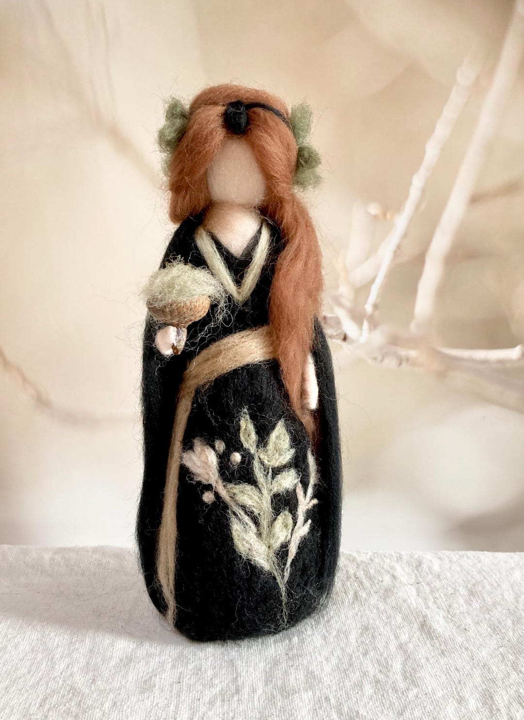 Greek Goddess Circe the Sorceress Figurine, Samhain Mantel Decoration ...