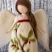 Needle Felt Holly Angel Tree Topper, Waldorf Inspired, Christmas Tree ...