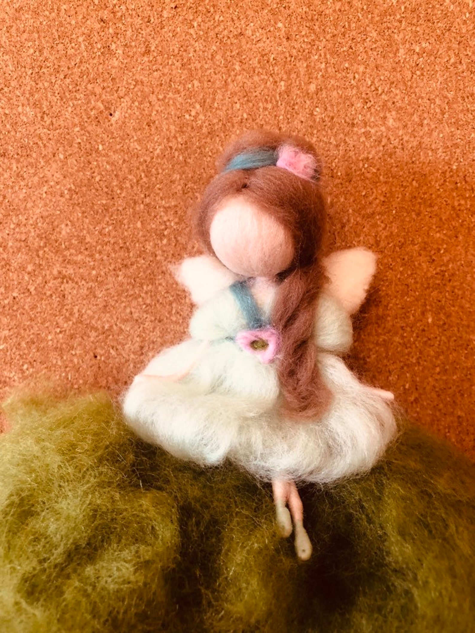 Needle Felt Spring Fairy Waldorf Inspired Nature Table - Etsy