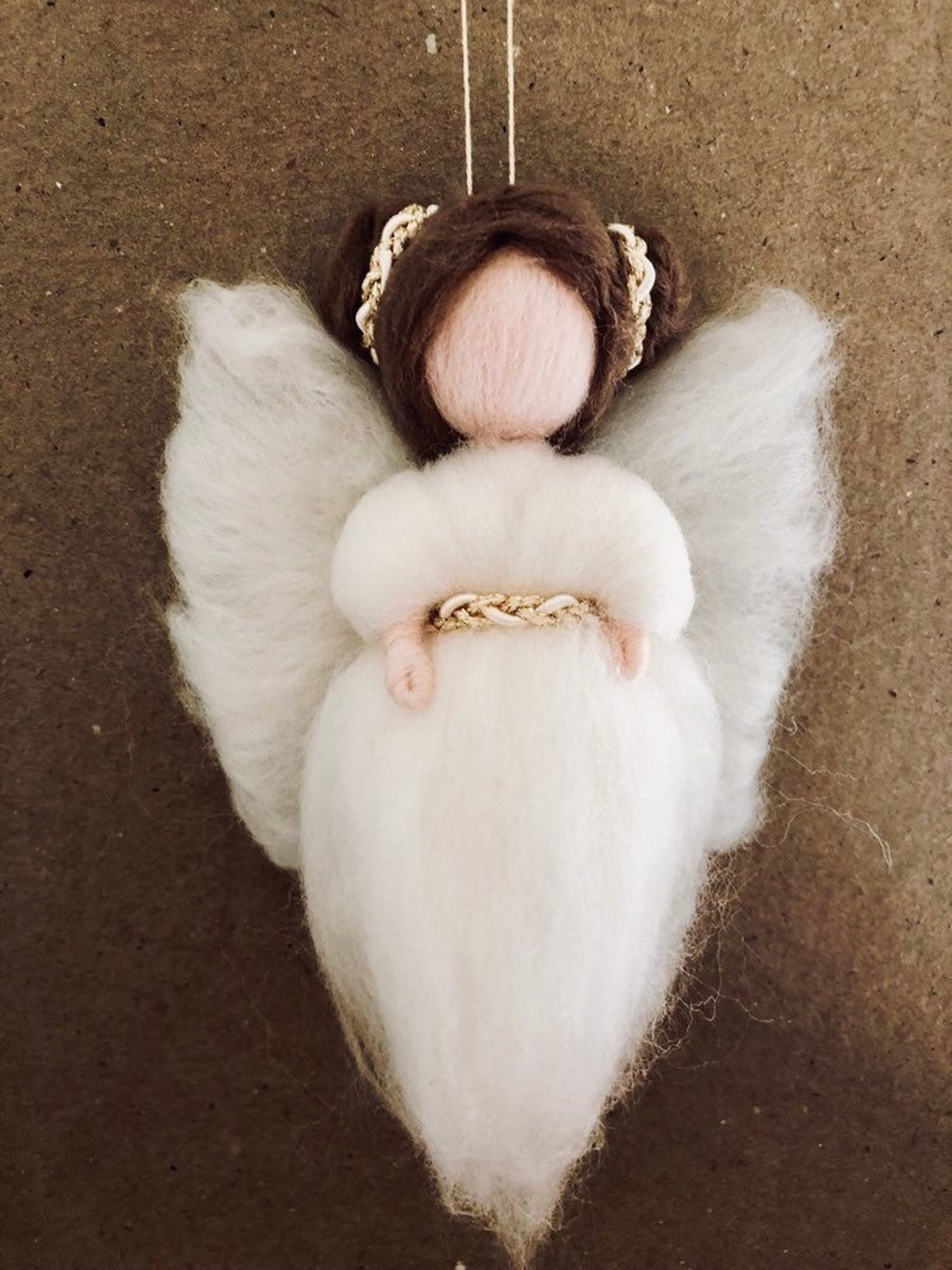 Needle Felted Angel-fairy Christmas Ornament - Etsy