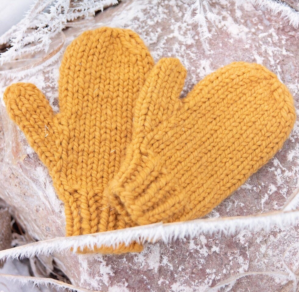 Knit Mittens | Wool Mittens | Warm Mittens | Women's Mittens | Men's ...