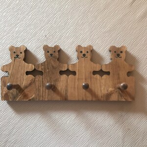 Teddy Bears Kids Bedroom Coat Rack Hanger Organizer -custom Made to ...