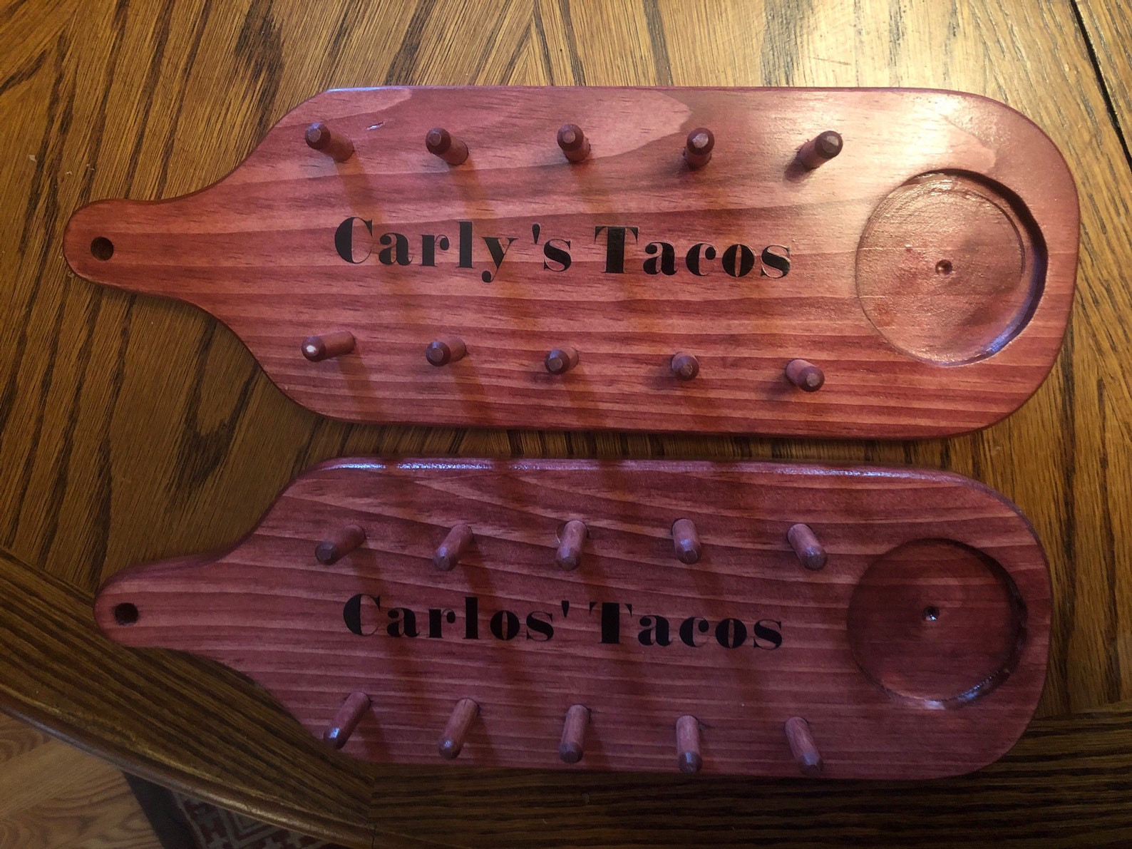 Unique Taco Lovers Taco Stands Trays Personalized | Etsy