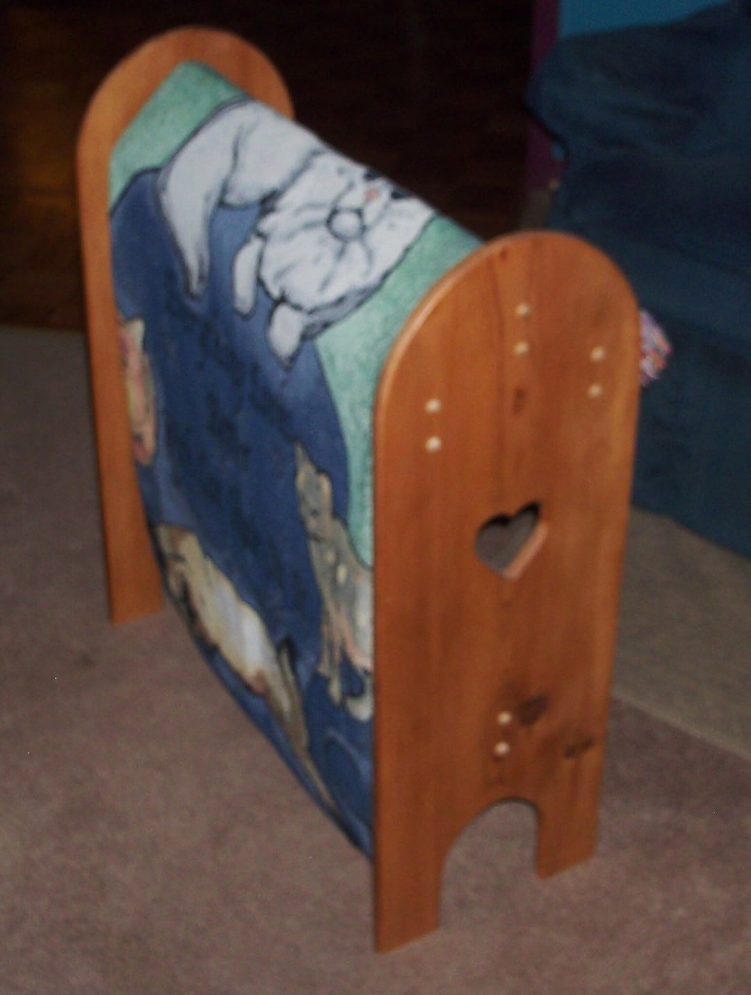 Hand Crafted Wooden Quilt Rack Choose Your Wood Color Stain ...