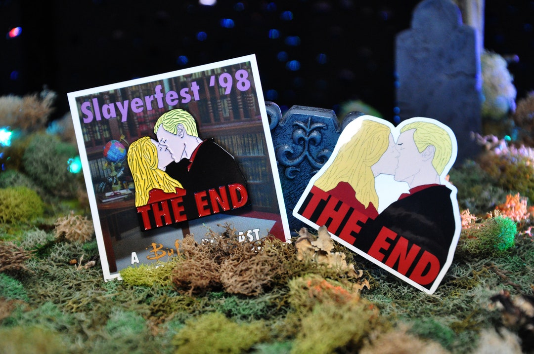The End Sticker and Pin - Etsy