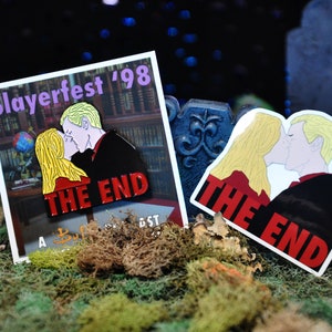 The End Sticker and Pin - Etsy