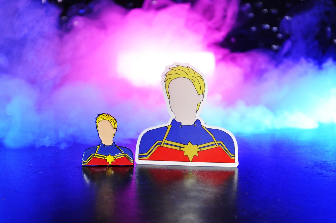 Captain Carol Enamel Pin Sticker - Etsy