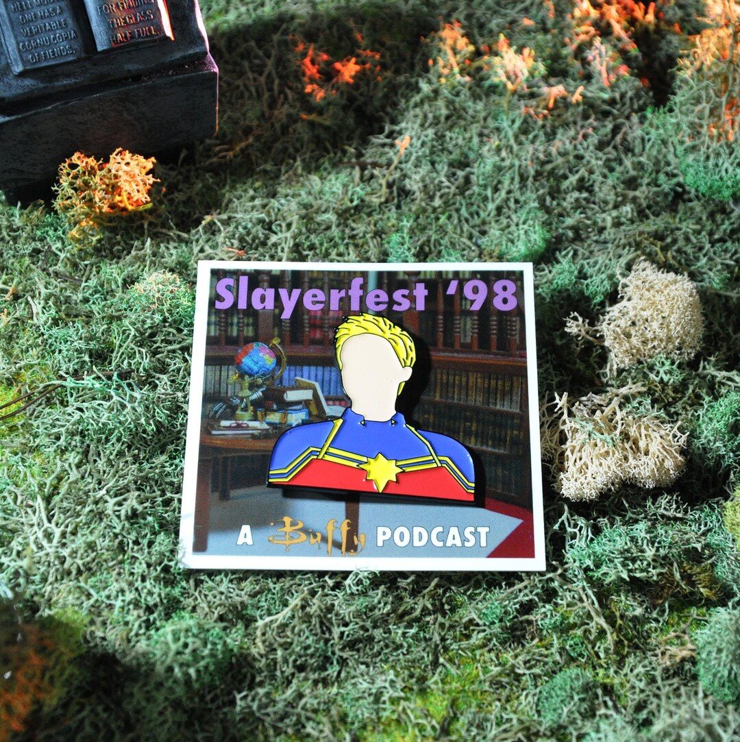 Captain Marvel Enamel Pin - Etsy