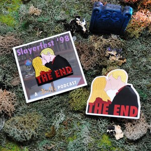 The End Sticker and Pin - Etsy