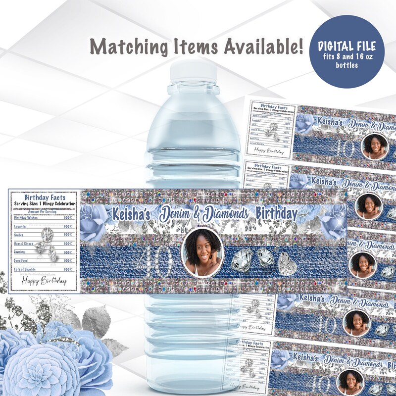 Denim and Diamonds Party Favors - Etsy