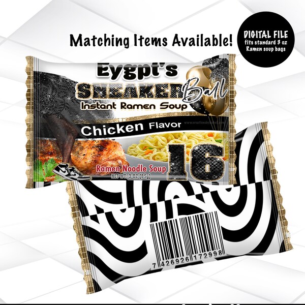 Ramen Noodle Labels - Etsy