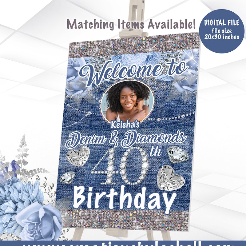 Denim and Diamond - Etsy