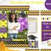 Graduation Chip Bags Digital File | Purple and Yellow Graduation Chip ...