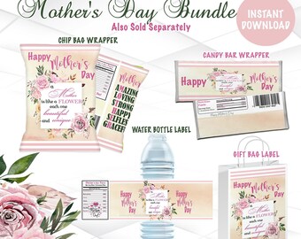 Mother's Day Favors Instant Download Bundle Mother's Day Printable ...