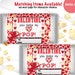 Valentine Popcorn Wrappers Instant Download Valentine Pop - Etsy