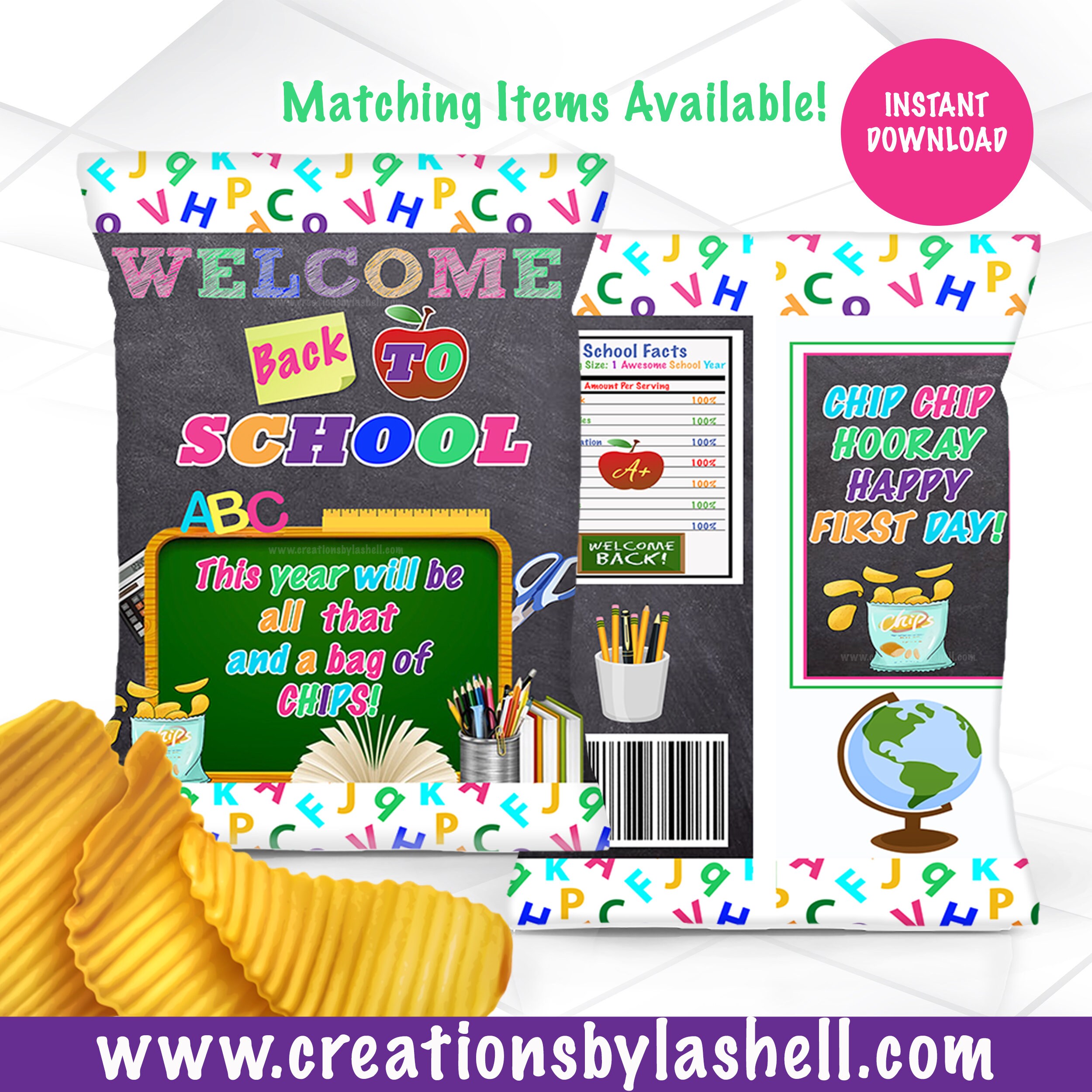 Back to School Labels Bundle Instant Download Back to School - Etsy