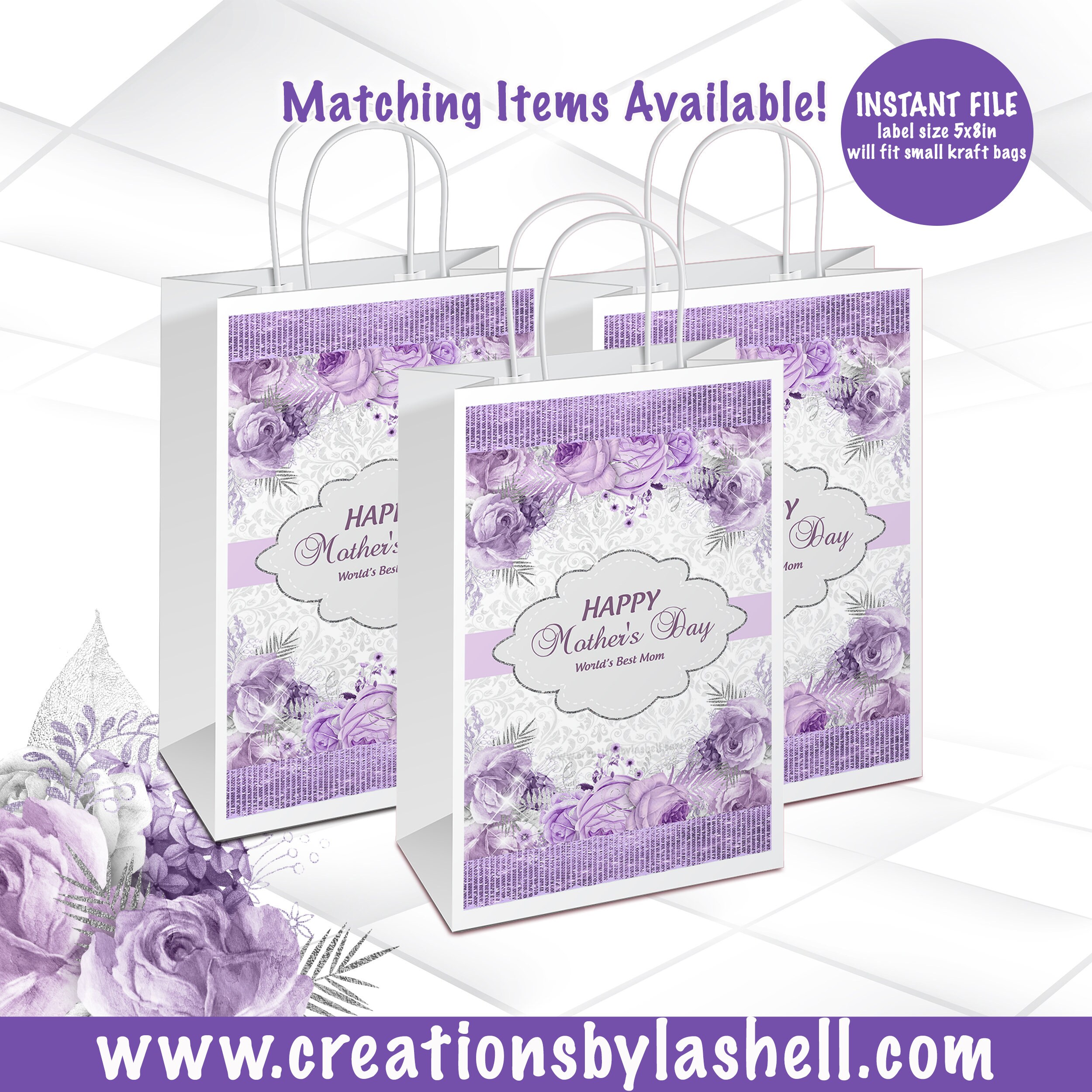 Mother's Day Favors Bundle Instant Download Mother's Day Printable ...