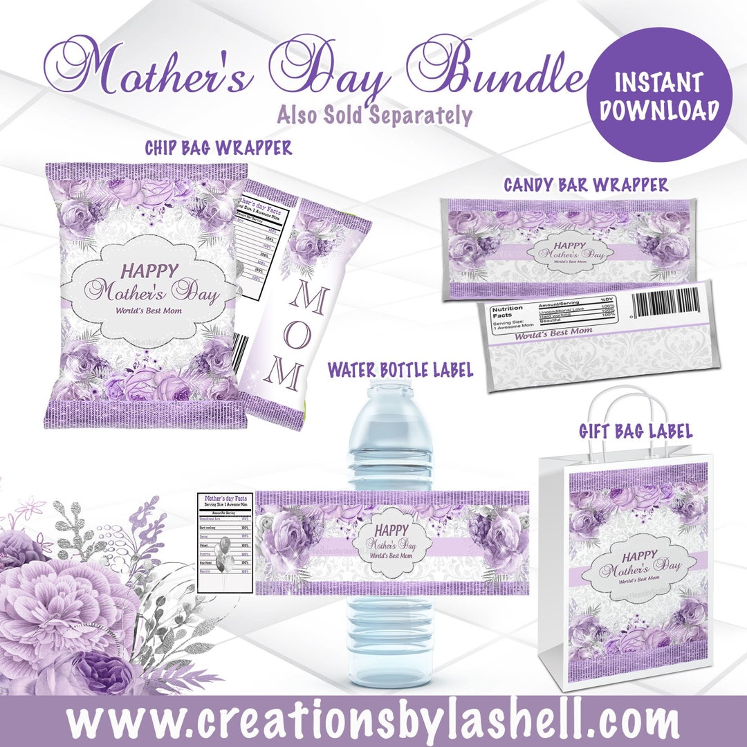 Mother's Day Favors Bundle Instant Download Mother's Day Printable ...