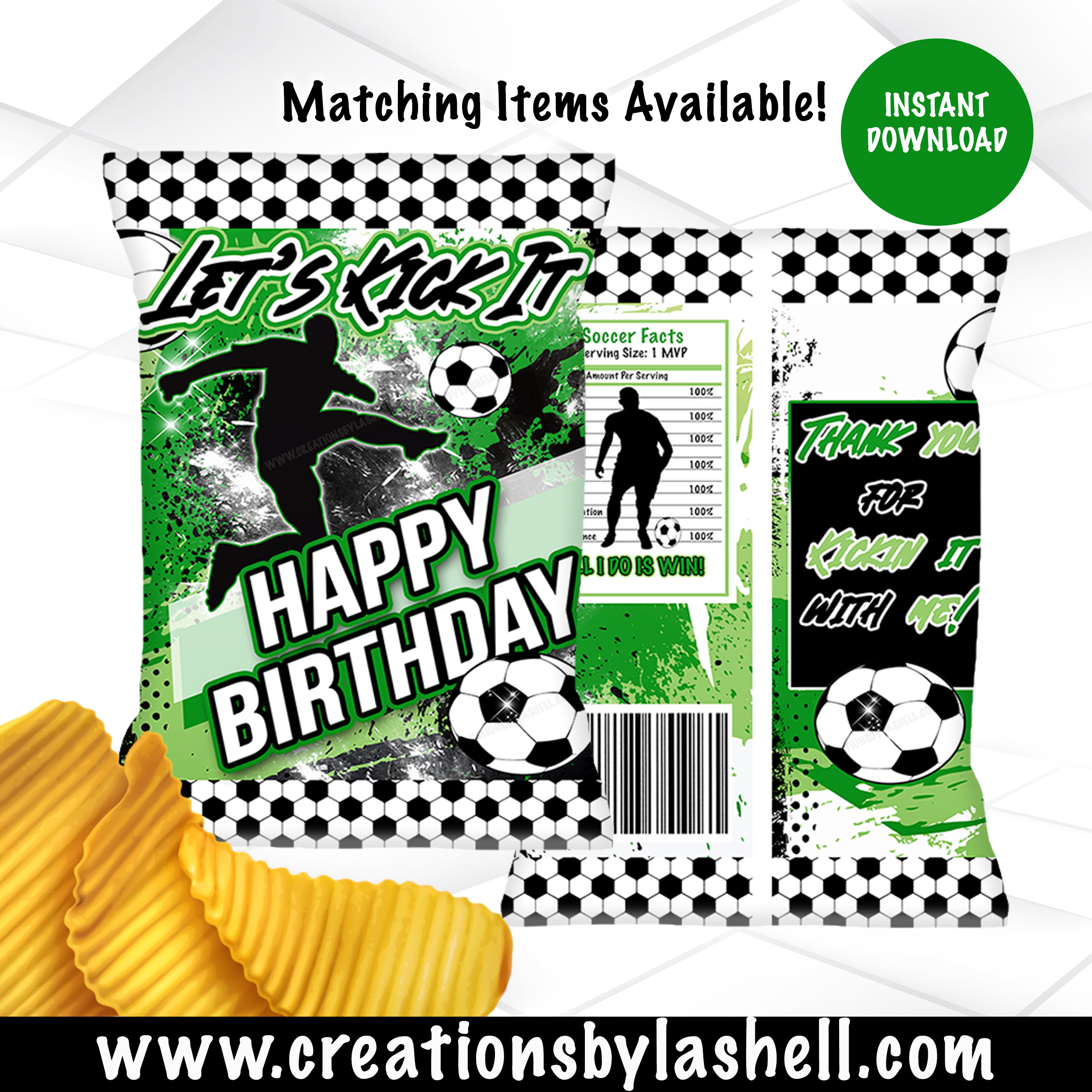 Soccer Party Labels Bundle Instant Download Soccer Party - Etsy