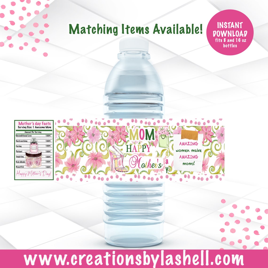 Mother's Day Favors Bundle Instant Download Mother's - Etsy