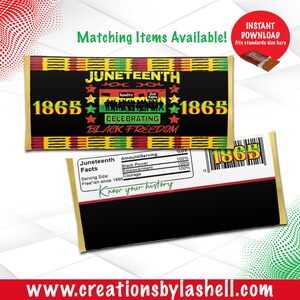 Juneteenth Favors Instant Download Bundle Juneteenth Treats Bundle ...