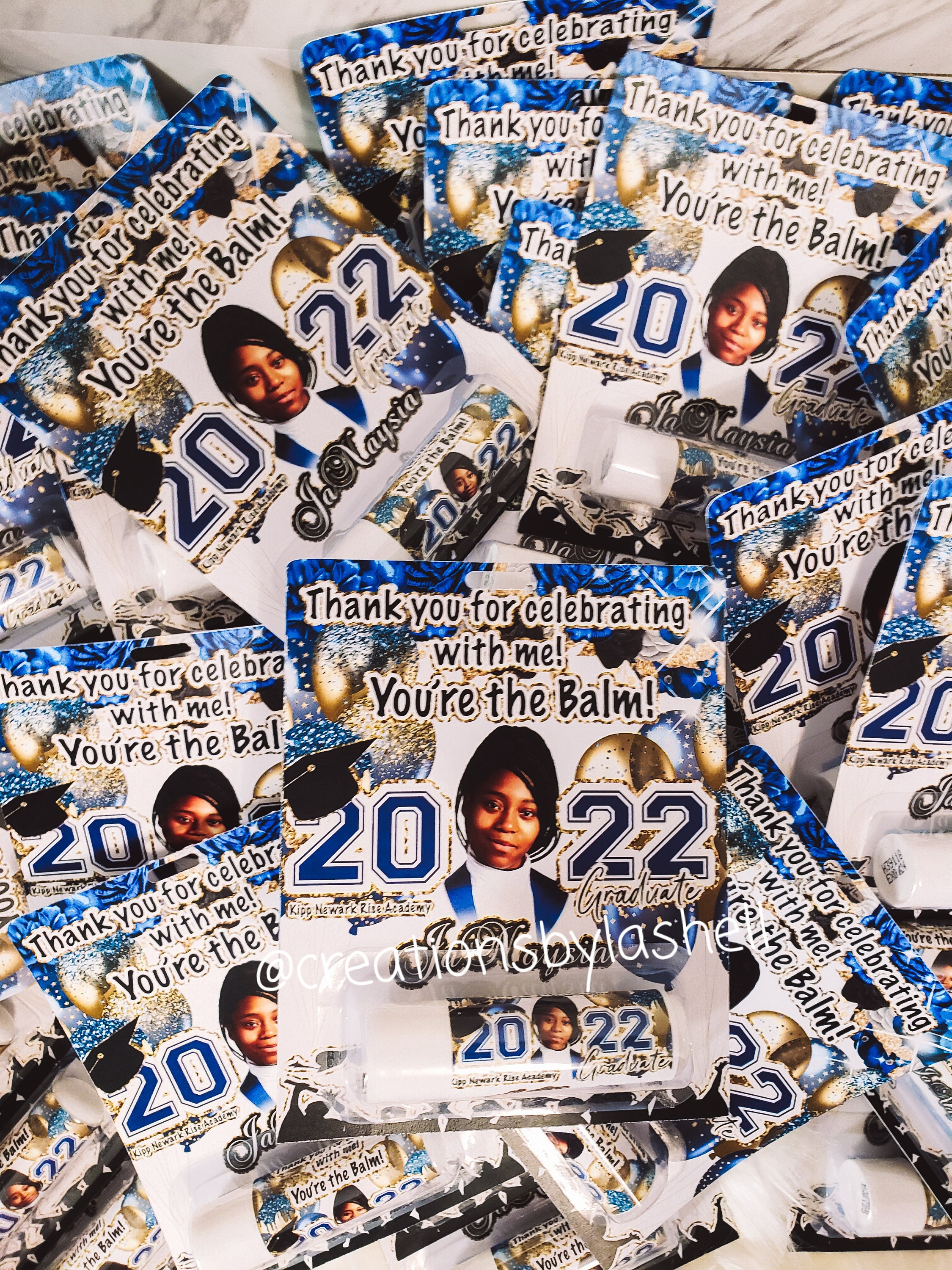 Graduation Lip Balm Card Digital File | You're the Balm Lip Balm Card ...