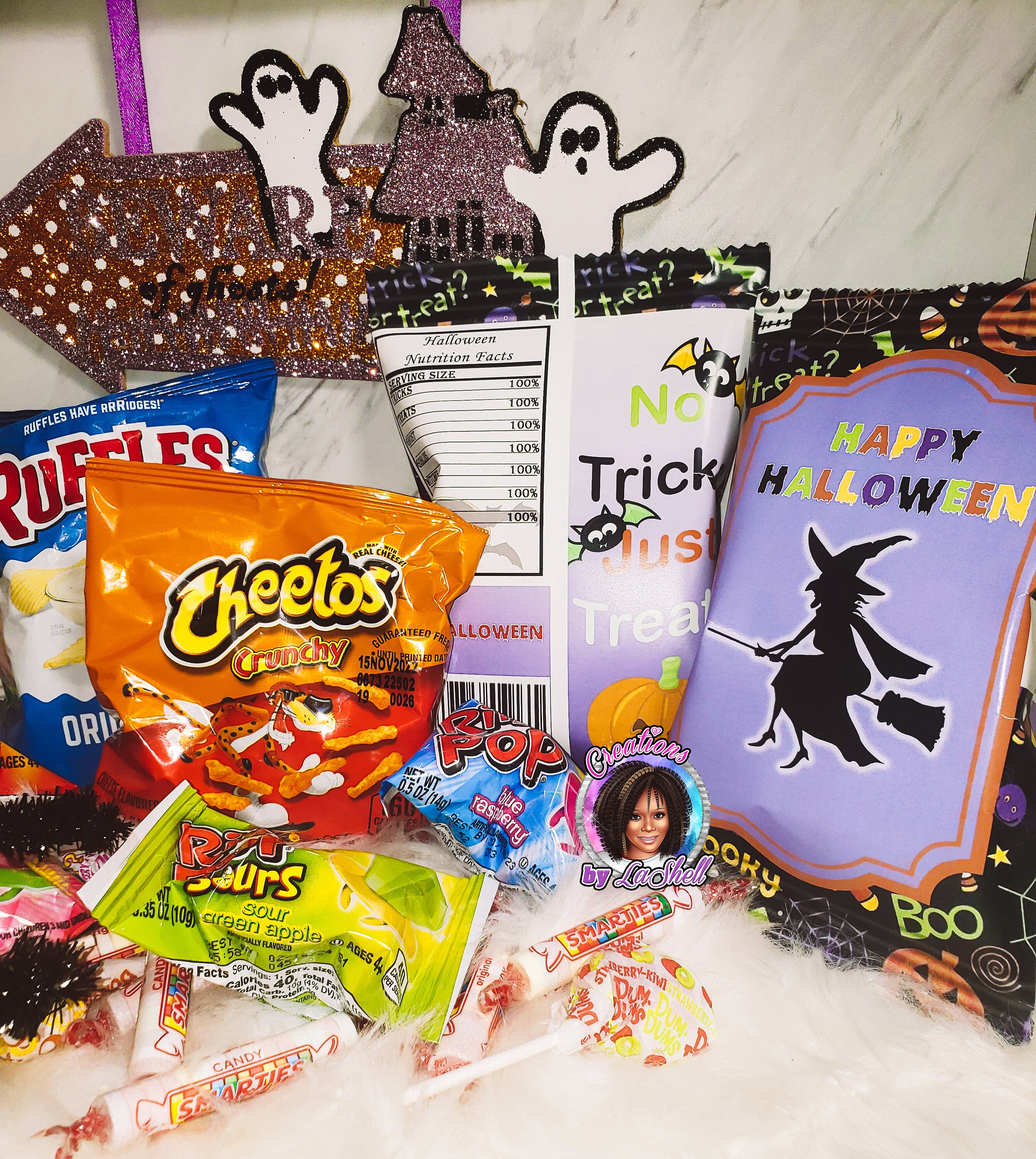 Halloween Chip Bags Instant Download Halloween Chip Bag Template ...