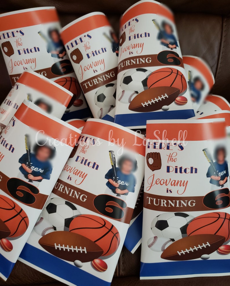 All Sports Chip Bag Template All Star Chip Bag Printable - Etsy