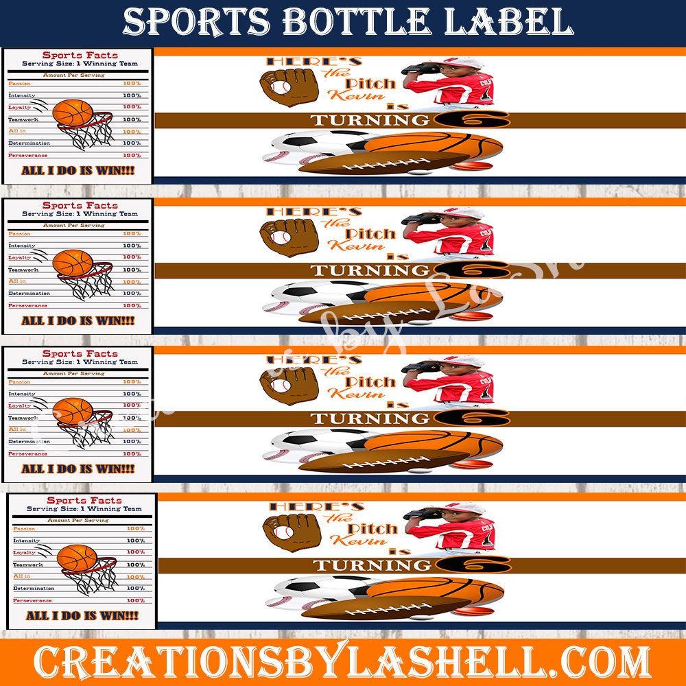 Sports Drink Labels Printable | All Star Sports Drink Labels Template ...