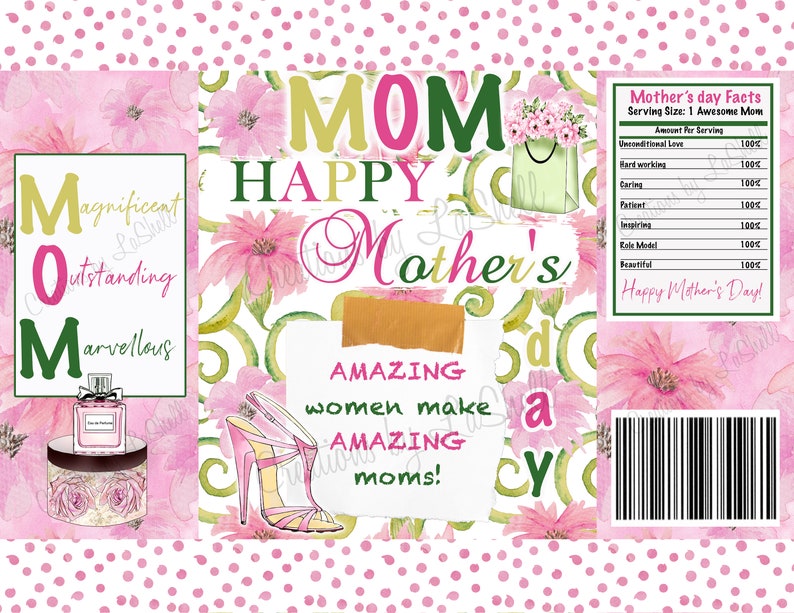 Mother's Day Chip Bags Instant Download | Mother's Day Favors Printable ...