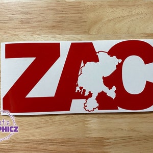 Zacatecas Sticker ZAC Decal Car Decal Truck Decal Tumbler Decal Mexico ...