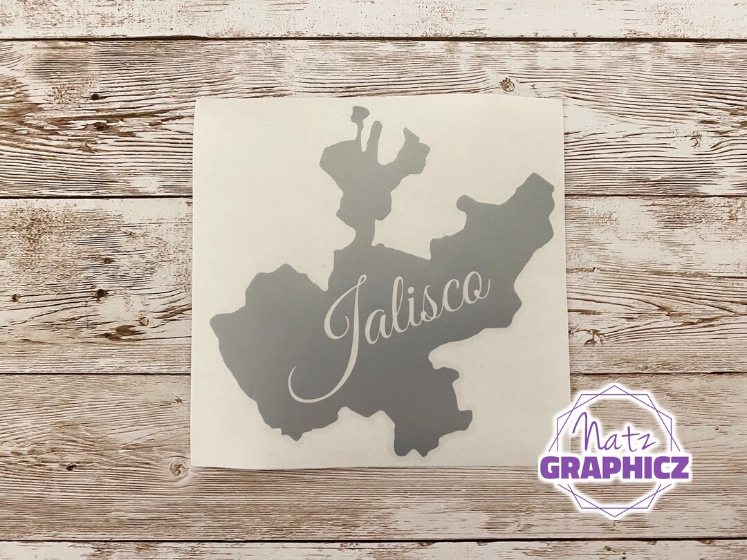 Estado De Jalisco Decal, Jal Sticker, Hard Hat Decal, Yeti Cup Sticker ...