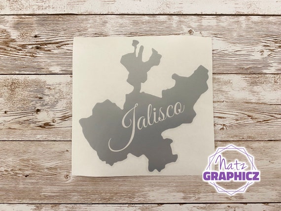 Estado De Jalisco Decal Jal Sticker Hard Hat Decal Yeti Cup | Etsy