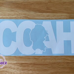 COAHUILA Decal, COAH Sticker, Hard Hat Decal, Yeti Cup Sticker, Laptop ...