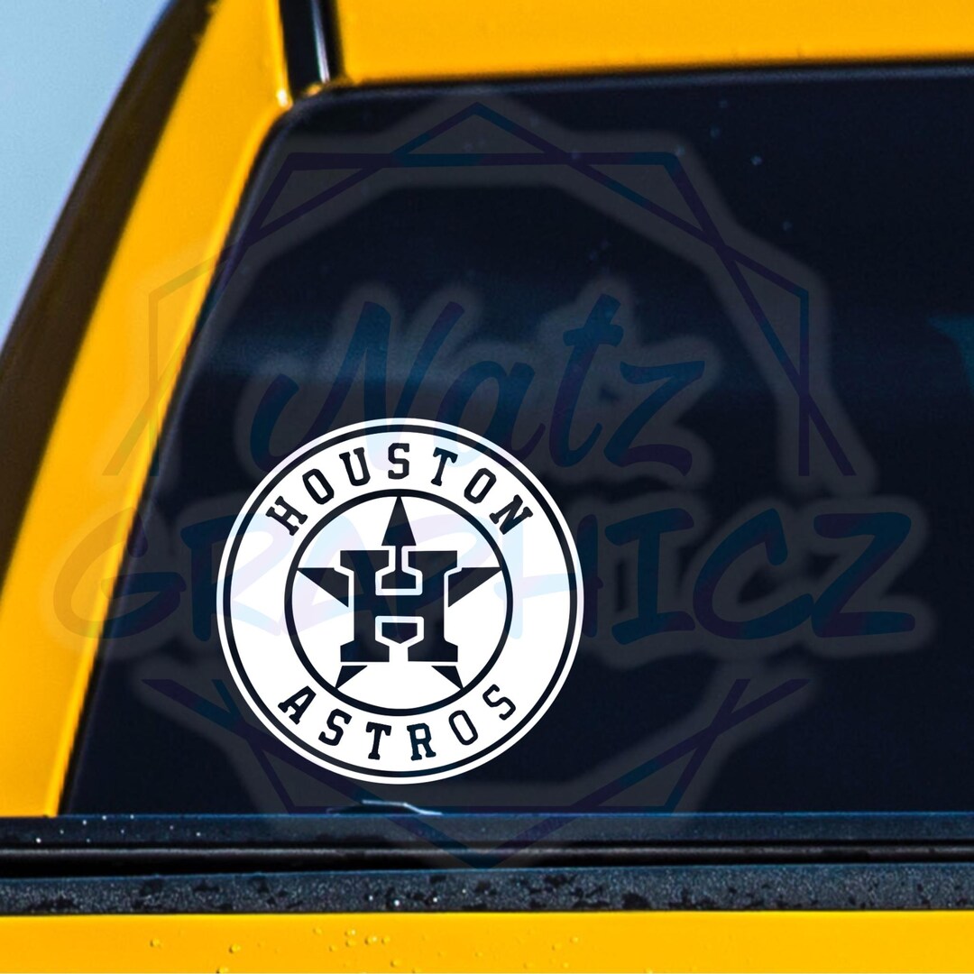 Houston Star Astros Decal, Houston Car Decal, Texas Houston Computer ...