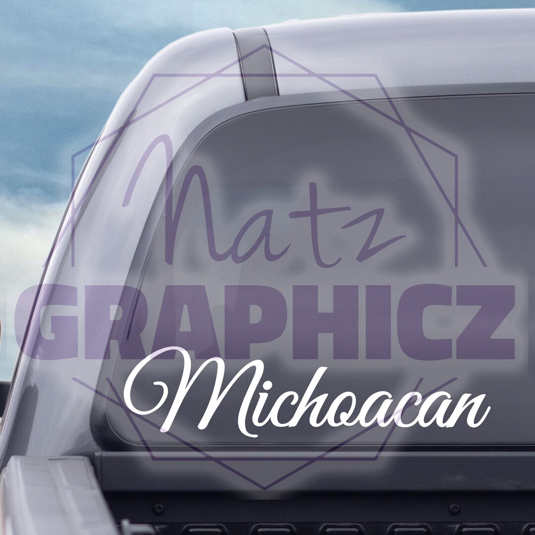 Michoacan Decal, Michoacan Sticker, MICH, Mich Mexico Decal. MX Sticker ...