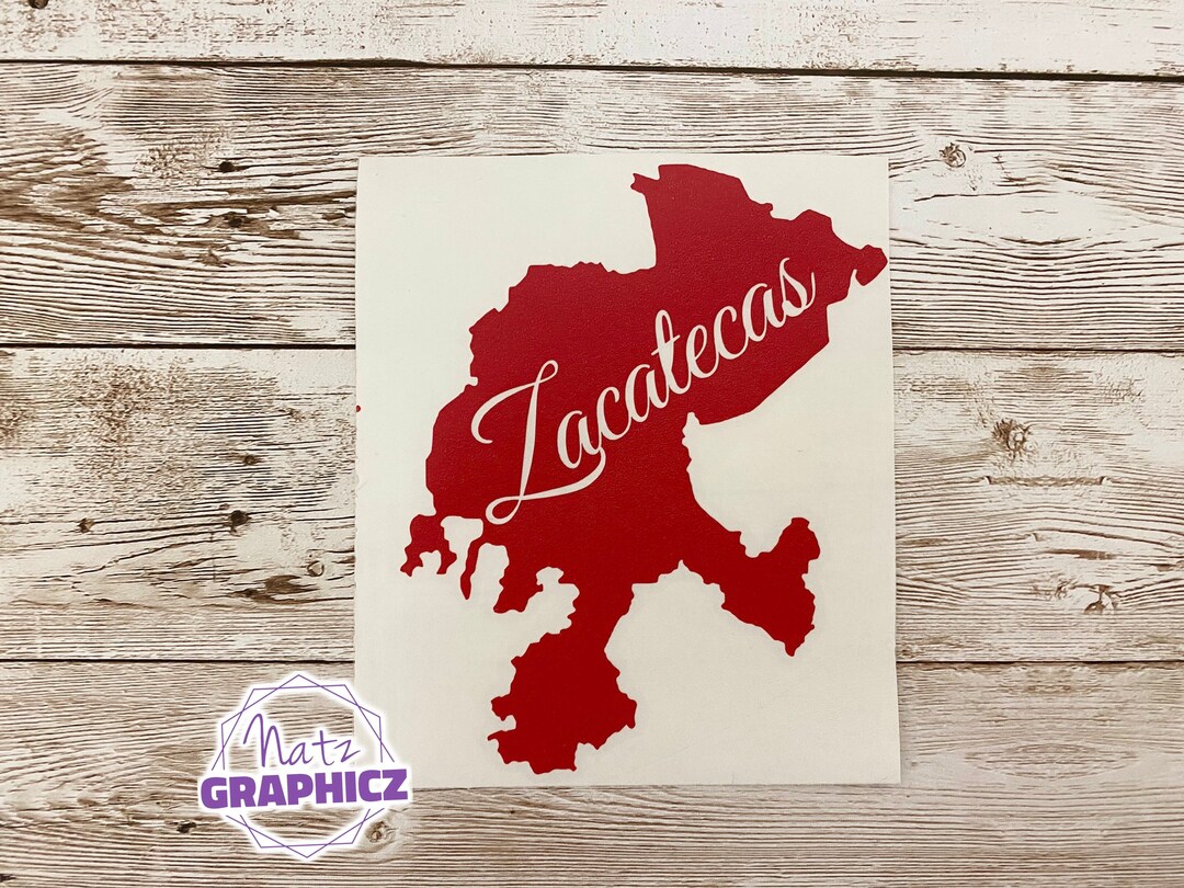 Estado De Zacatecas Decal, Zac Sticker, Hard Hat Decal, Yeti Cup ...