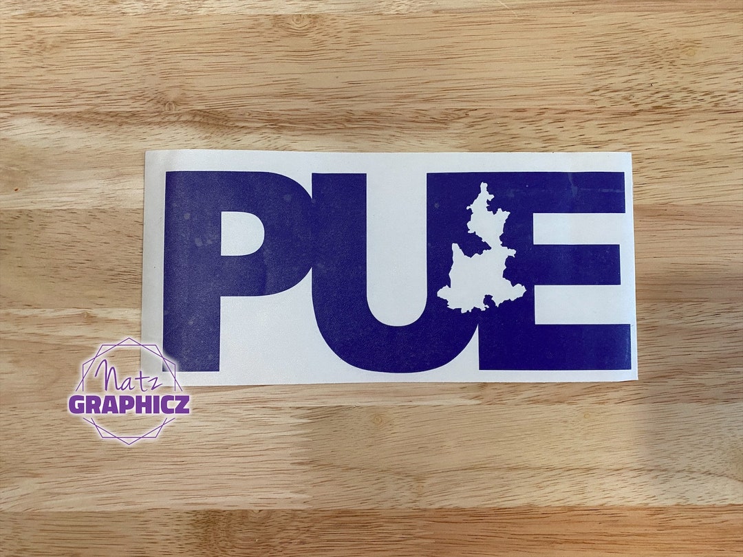 Puebla Sticker PUE Decal Car Decal Truck Decal Tumbler Decal Mexico ...