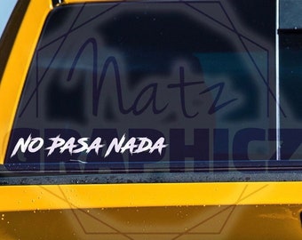 No Pasa Nada Sticker - Etsy