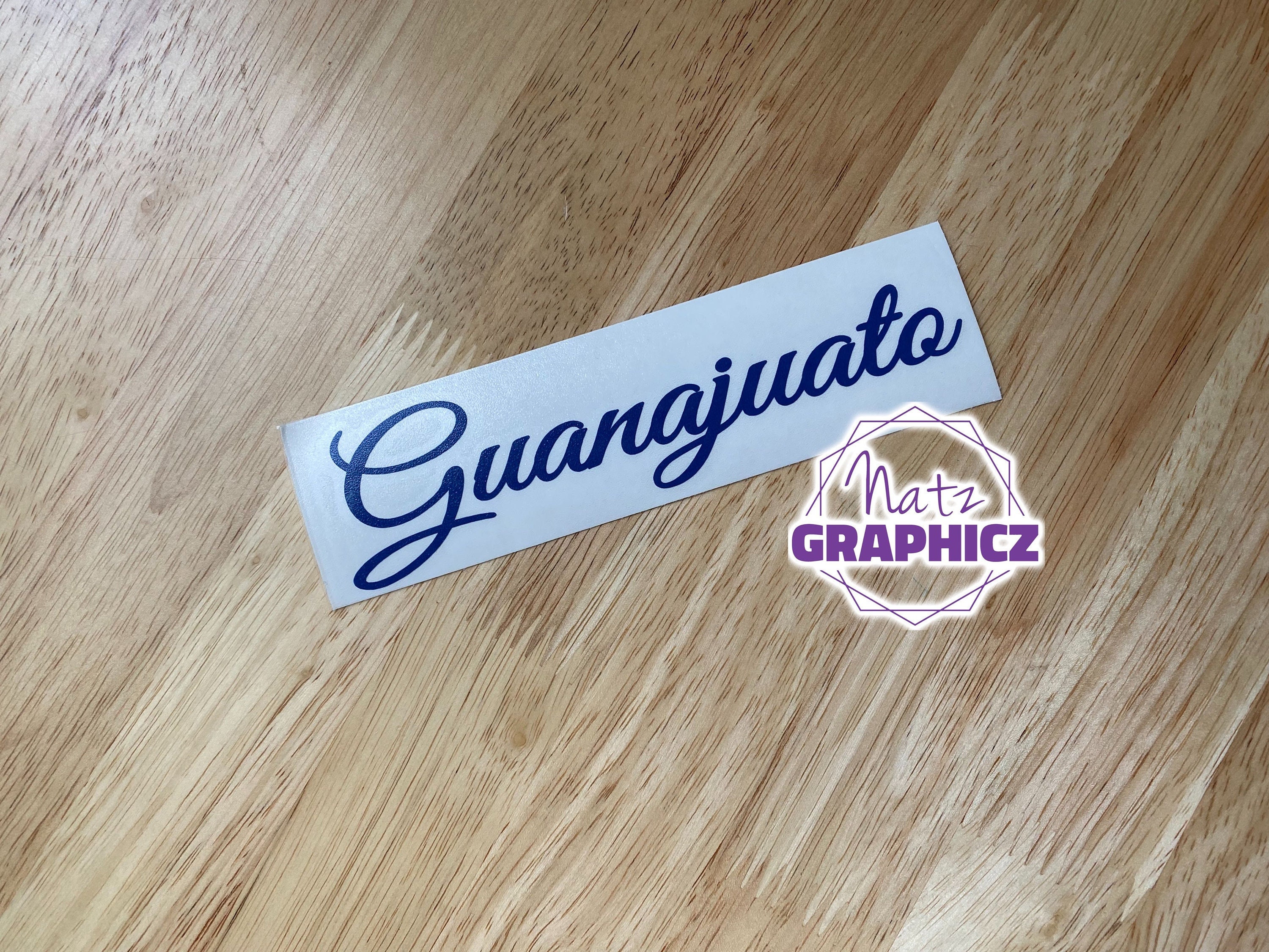 Guanajuato Decal, Guanajuato Sticker, GTO, Gto Mexico Decal. MX Sticker ...