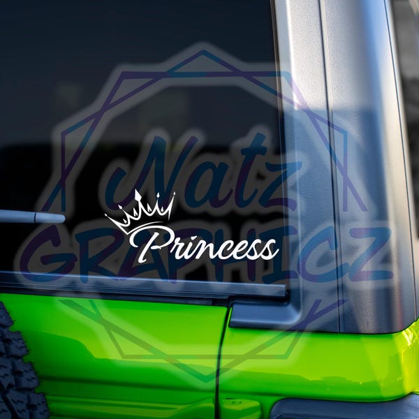 Princess Crown Decal - Etsy