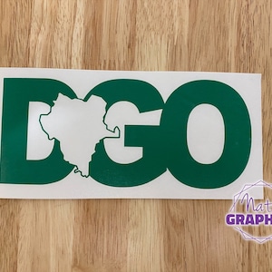 Durango Decal, DGO Sticker, Mexico Sticker, Hard Hat Sticker, Yeti Cup ...