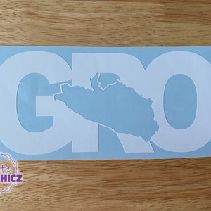 Guerrero Decal, GRO Sticker, Mexico Sticker, Hard Hat Sticker, Yeti Cup ...