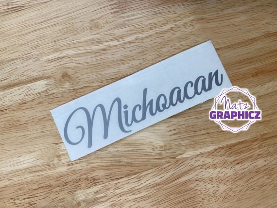 Michoacan Decal Michoacan Sticker MICH Mich Mexico Decal. | Etsy