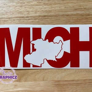 Michoacan Decal, MICH Sticker, Hard Hat Deca, Yeti Cup Sticker, Laptop ...